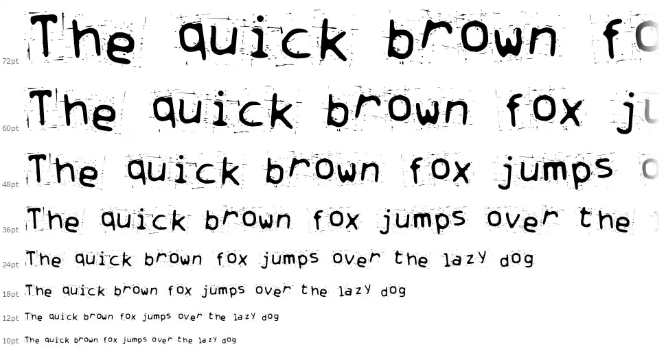 Trash font by Disturbed Type | FontRiver