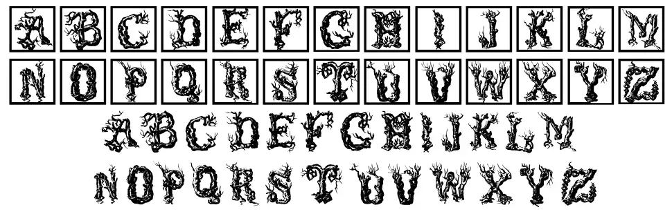 Tree Like font by Manfred Klein | FontRiver