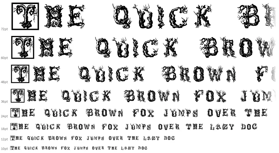 Tree Like font by Manfred Klein | FontRiver