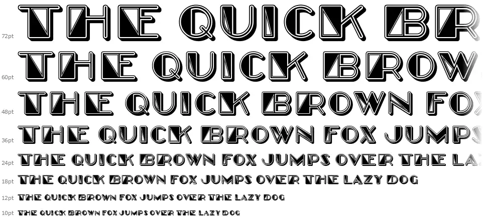Triangle font by Vladimir Nikolic | FontRiver