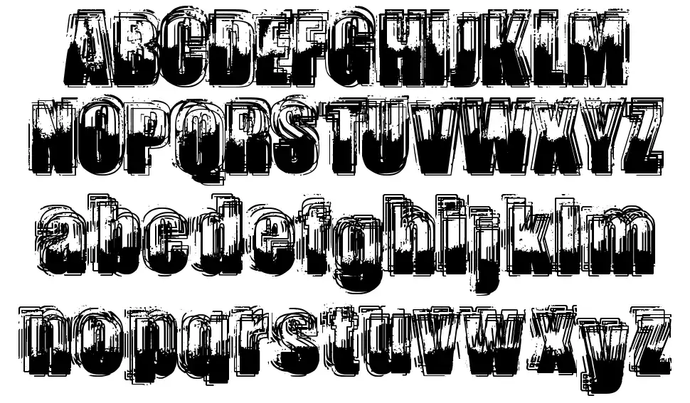 Trop Flou font by Jonathan Paquette - FontRiver