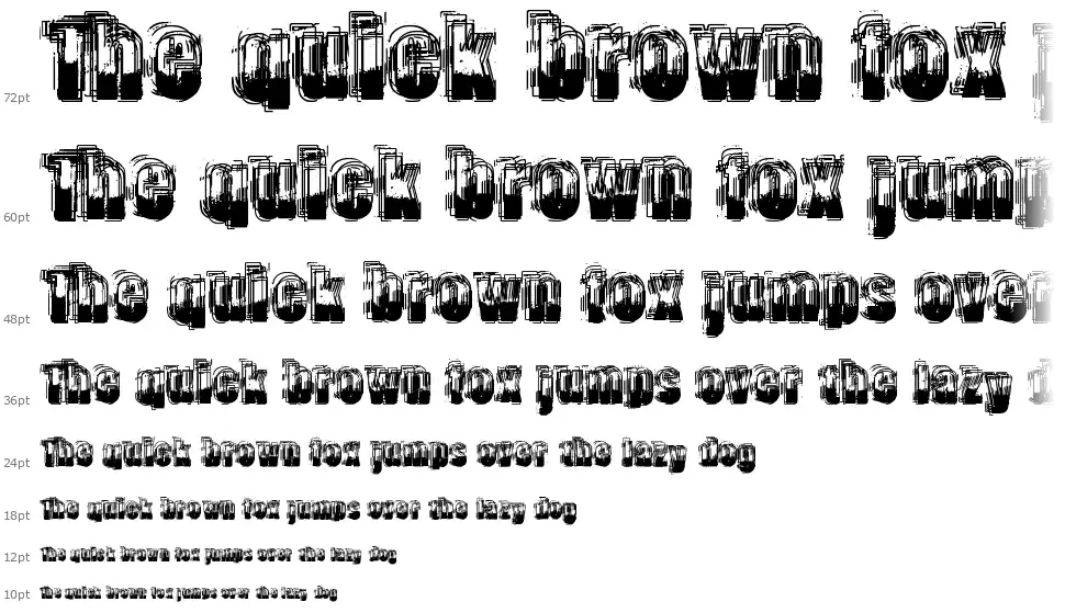 Trop Flou font by Jonathan Paquette | FontRiver