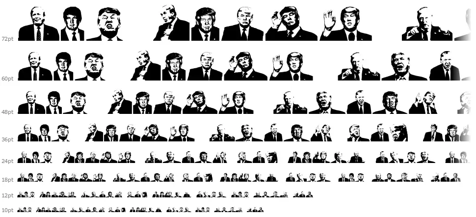 Trump font by Simon Dunford | FontRiver