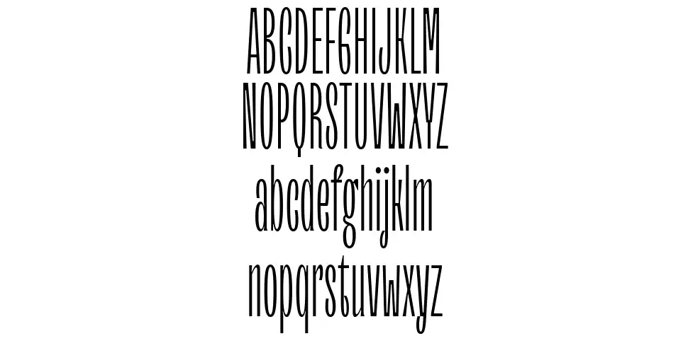 Fuente TT Trailers diseñada por TypeType Foundry