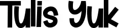 Tulis Yuk font by StringLabs - stringlabscreative.com | FontRiver