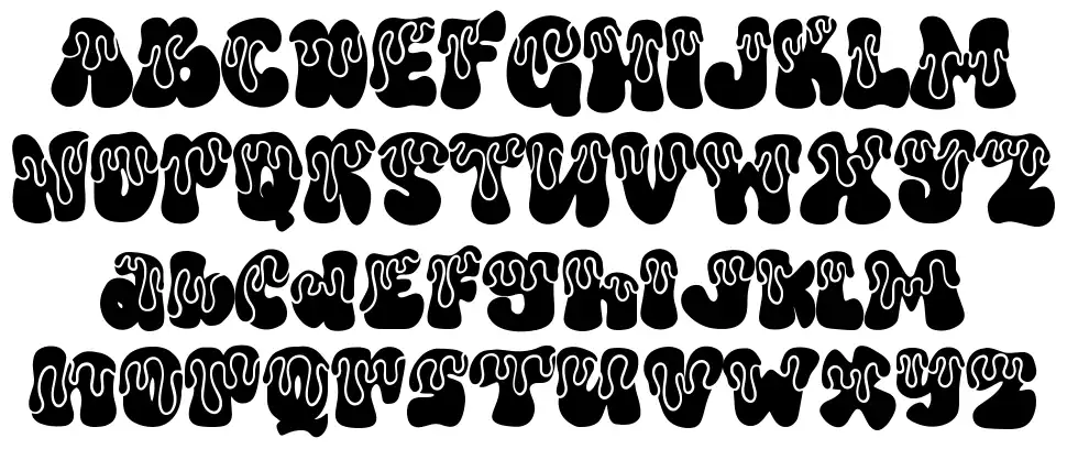 Tums Melted font by Bearytype | FontRiver