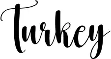Turkey font by scratchones | FontRiver