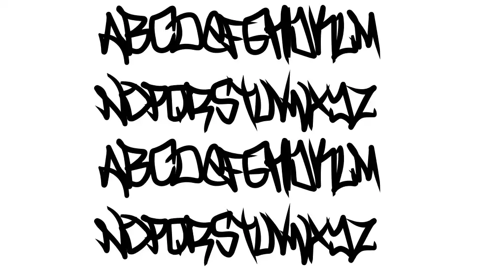 Turnt Up font by Chris Vile | FontRiver