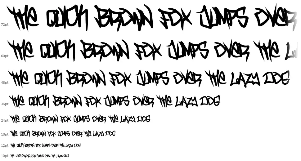 Turnt Up font by Chris Vile | FontRiver