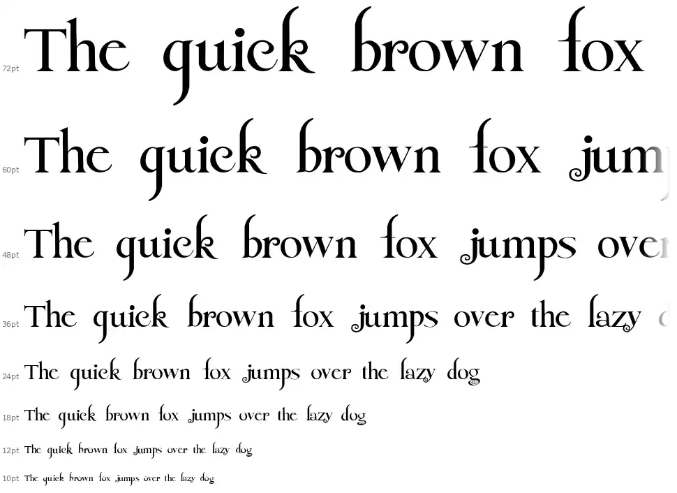 Twilight New Moon font by Alphabet & Type | FontRiver