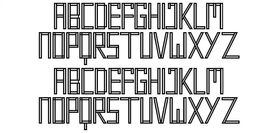 Two Lines font by NihStudio | FontRiver