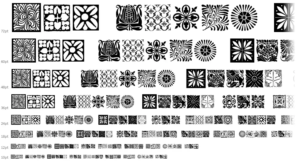 Typo Backgrounds font by Manfred Klein | FontRiver