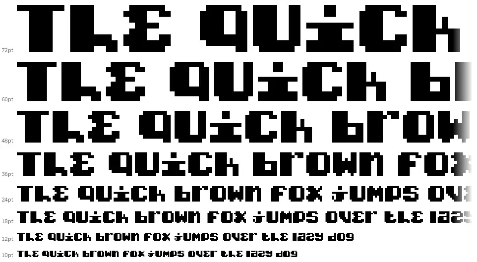 Typo Pixel font by G Rize | FontRiver