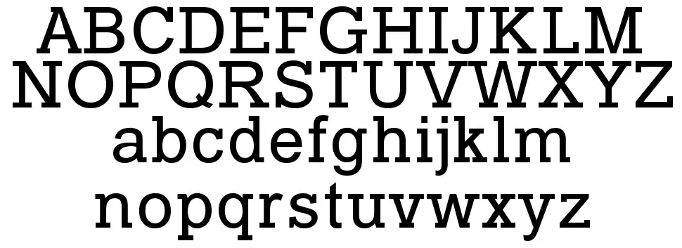 Typo Slab font by Studio Typo | FontRiver