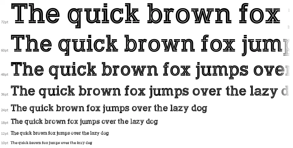 Typo Slab Inline font by Studio Typo | FontRiver