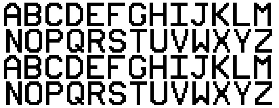 UAV OSD font by Nicholas Kruse | FontRiver