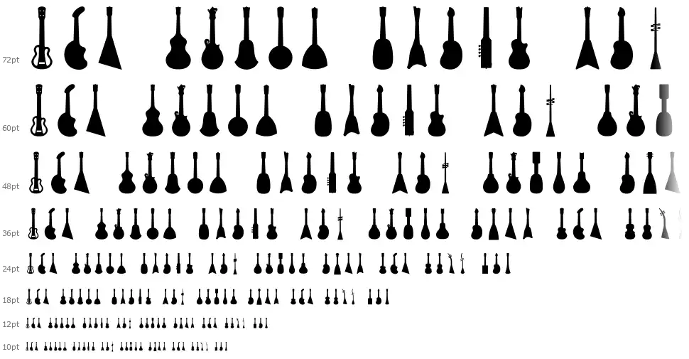 Ukulele font by pokelele | FontRiver