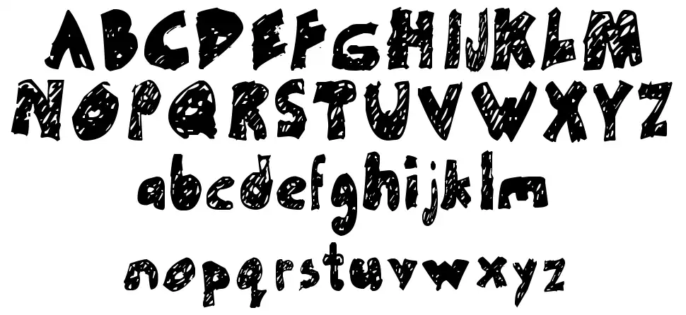 Un-finished font by Calvin | FontRiver