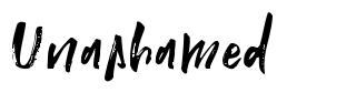 Unashamed font by Brittney Murphy Design | FontRiver
