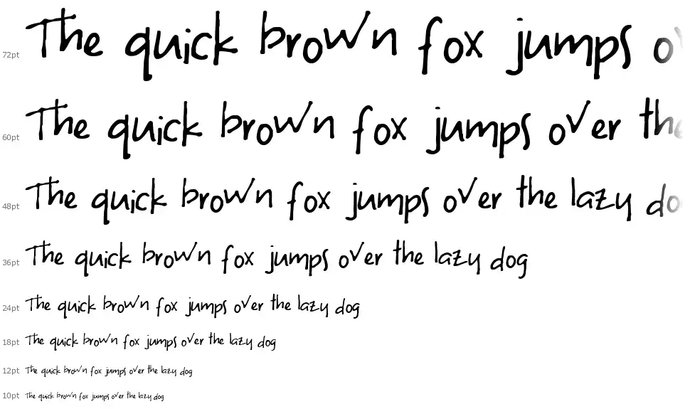 Uneven font by Shellie in co | FontRiver