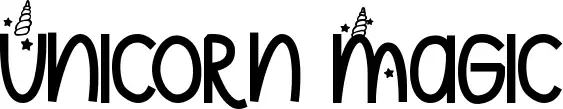 Fuentes Unicornio Gratis