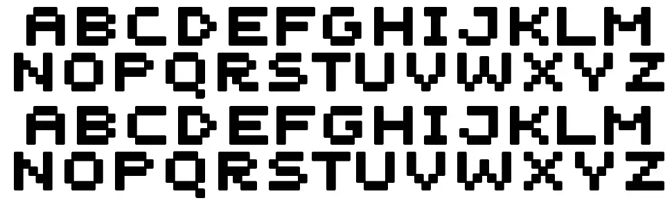 Unscreen MK font by Manfred Klein | FontRiver