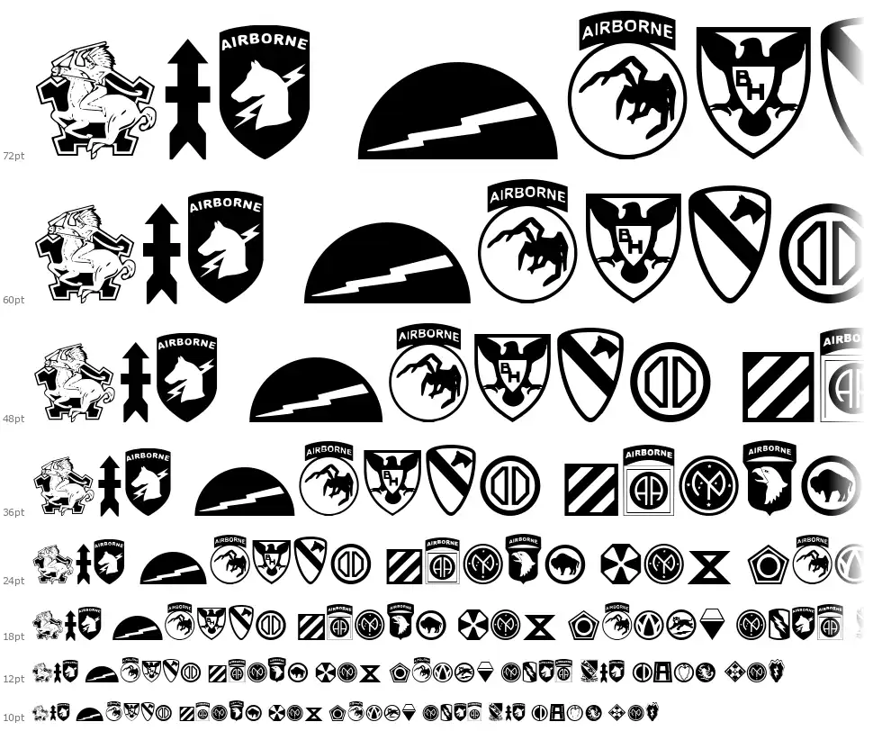 US Army II font by Iconian Fonts | FontRiver