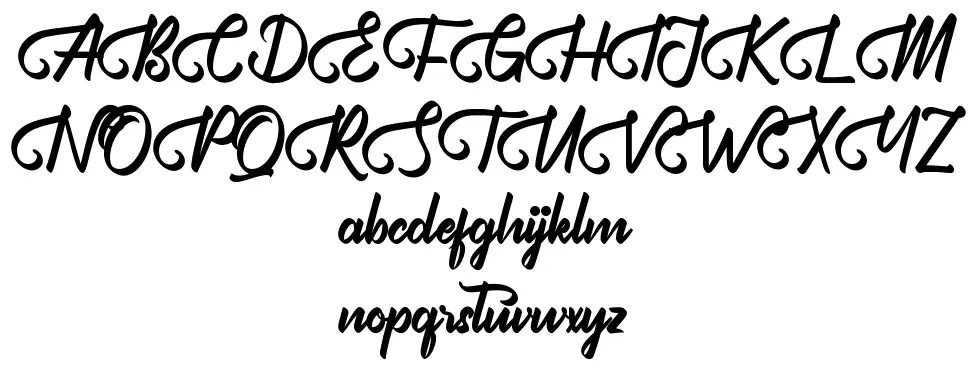 Varigation font by Calligraphy Fonts | FontRiver