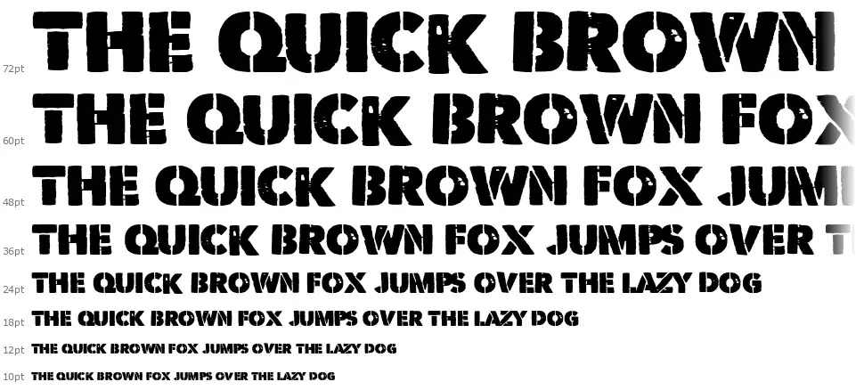 Vicious Stencil font by Woodcutter | FontRiver