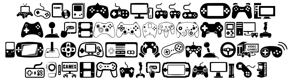Video Games font by Woodcutter | FontRiver
