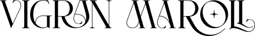 Vigran Maroll font by Riyadh Rahman | FontRiver