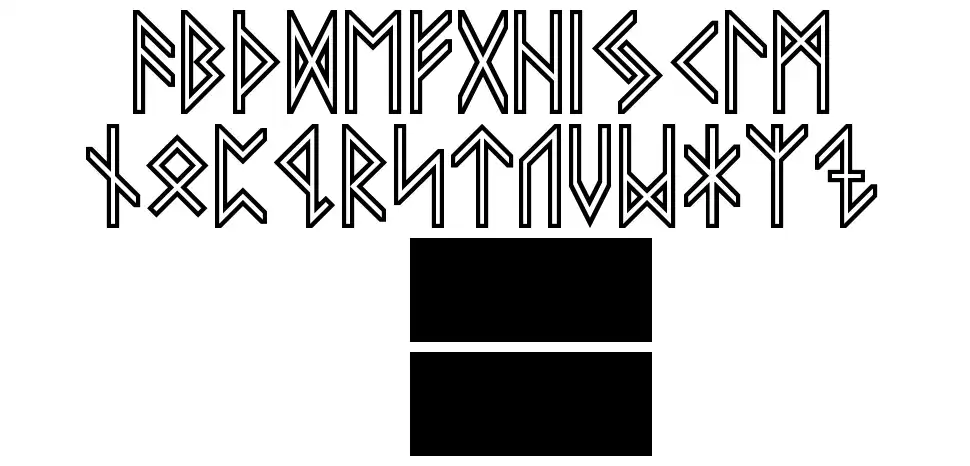 Viking Elder Runes font by Matthew Flansburg | FontRiver