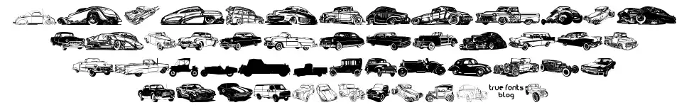 Vintage Auto Cars TFB font by kaiserzharkhan | FontRiver