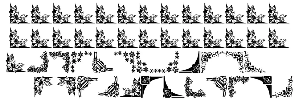 Vintage Decorative Corners font by Sughayer Foundry | FontRiver