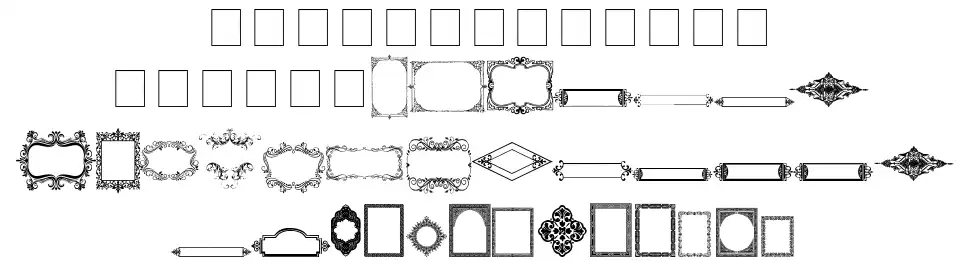 Vintage Frames font by Sughayer Foundry | FontRiver