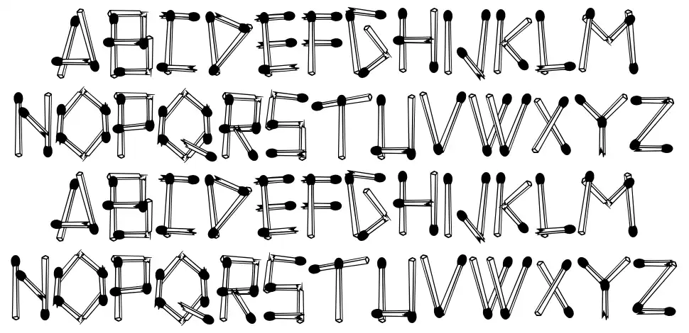 Vintages Matches font by Abo Daniel | FontRiver