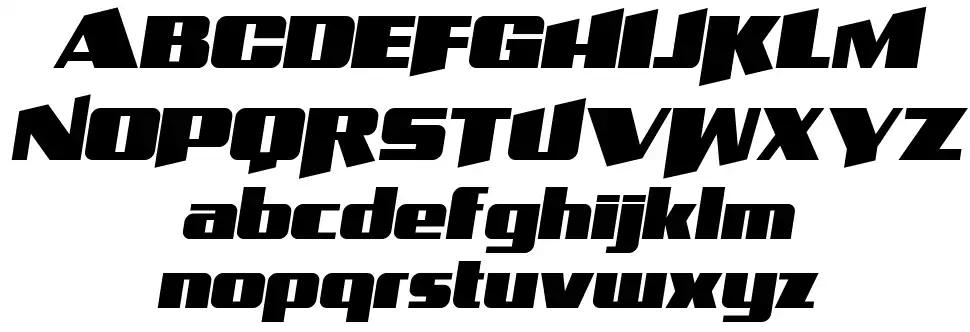 Vortax font by Sharkshock | FontRiver