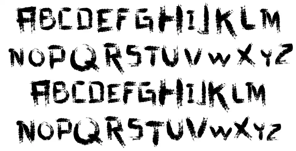 Vtks Dirty Letters font by Douglas Vitkauskas | FontRiver