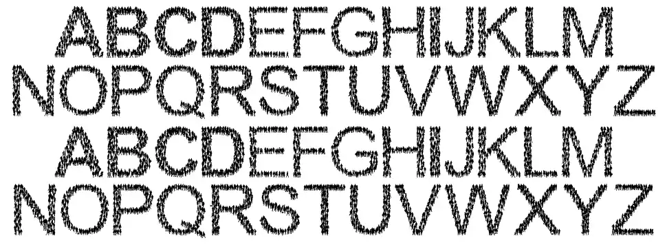 Walking Crowd font by Véronique Callait | FontRiver