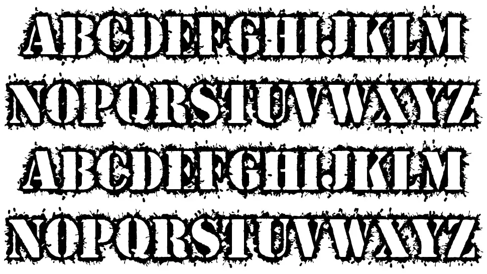 War Wound font by Anthony Robinson | FontRiver