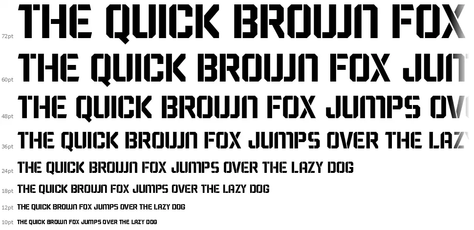 Wargate font by Arterfak Project | FontRiver