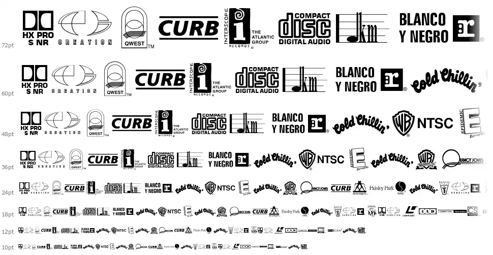 Warner Logo Font Nine font by | FontRiver