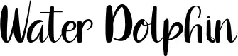 Water Dolphin font by nomlimofont | FontRiver