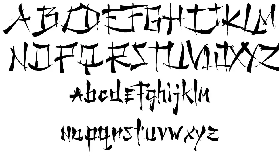 Water Dragon font by Cat.B | FontRiver