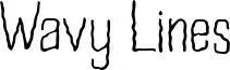 Wavy Lines font by Patria Ari Typestudio | FontRiver