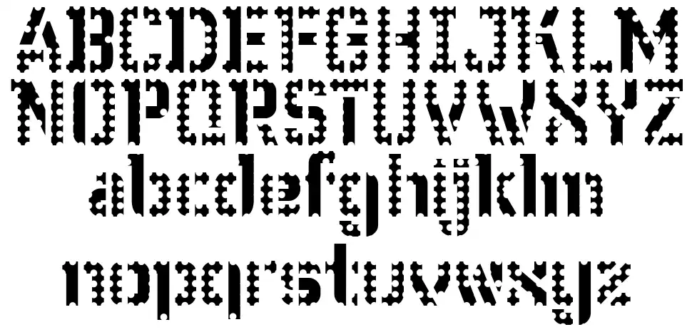 WC Wunderbach Perfo Bta font by WC Fonts | FontRiver