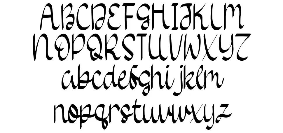 Wedding Card font by Rangkai Aksara | FontRiver