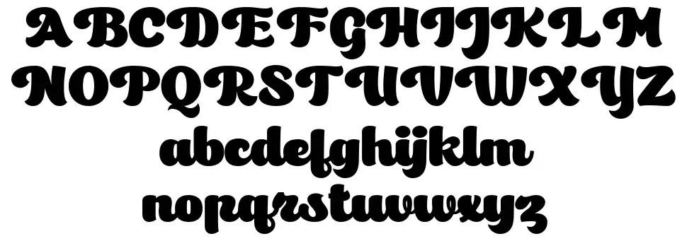 Well Cake font by SIGN Studio | FontRiver