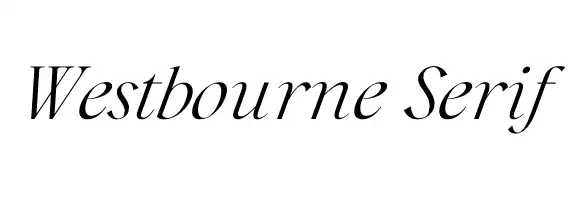 Westbourne Serif font by Typetemp Studio | FontRiver