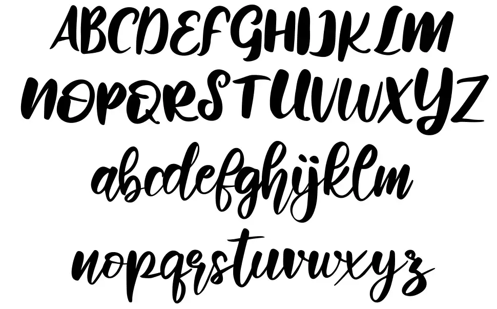 When Plants font by Vunira Design | FontRiver